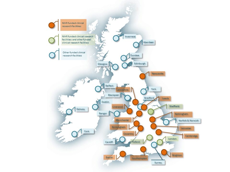 CRF Locations - UKCRF